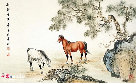 津门著名女画家爱新觉罗·梦玉：对画马情有独钟_滚动新闻_新浪财经_新浪网