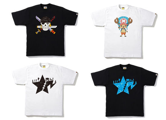 BAPE X ONEPIECE最强限定商品 经典海贼王主角重现_我为鞋狂_新浪竞技风暴_新浪网